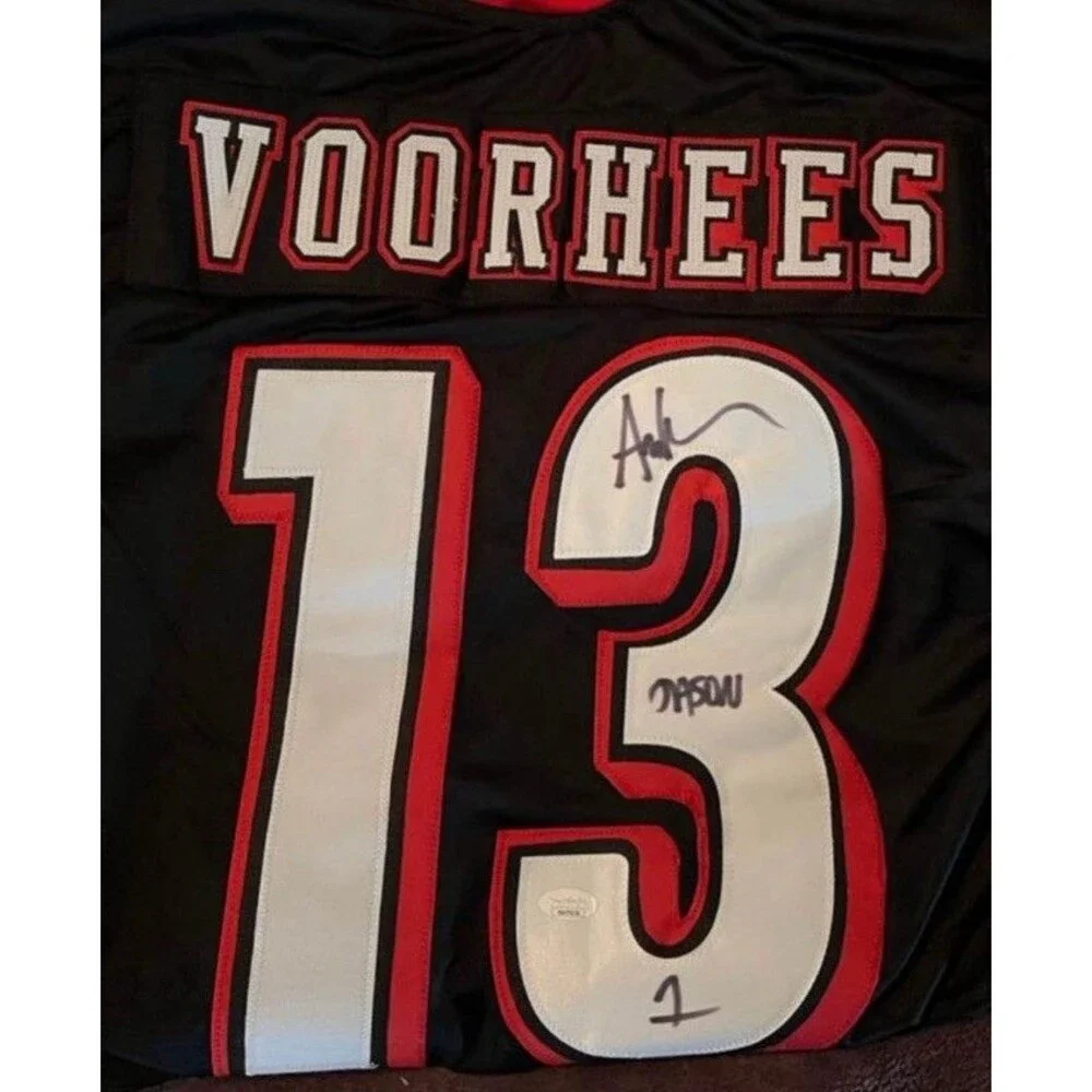 Shirts | Jason Voorhees Signed Hockey Jersey 13 Jsa Witness Coa Friday ...